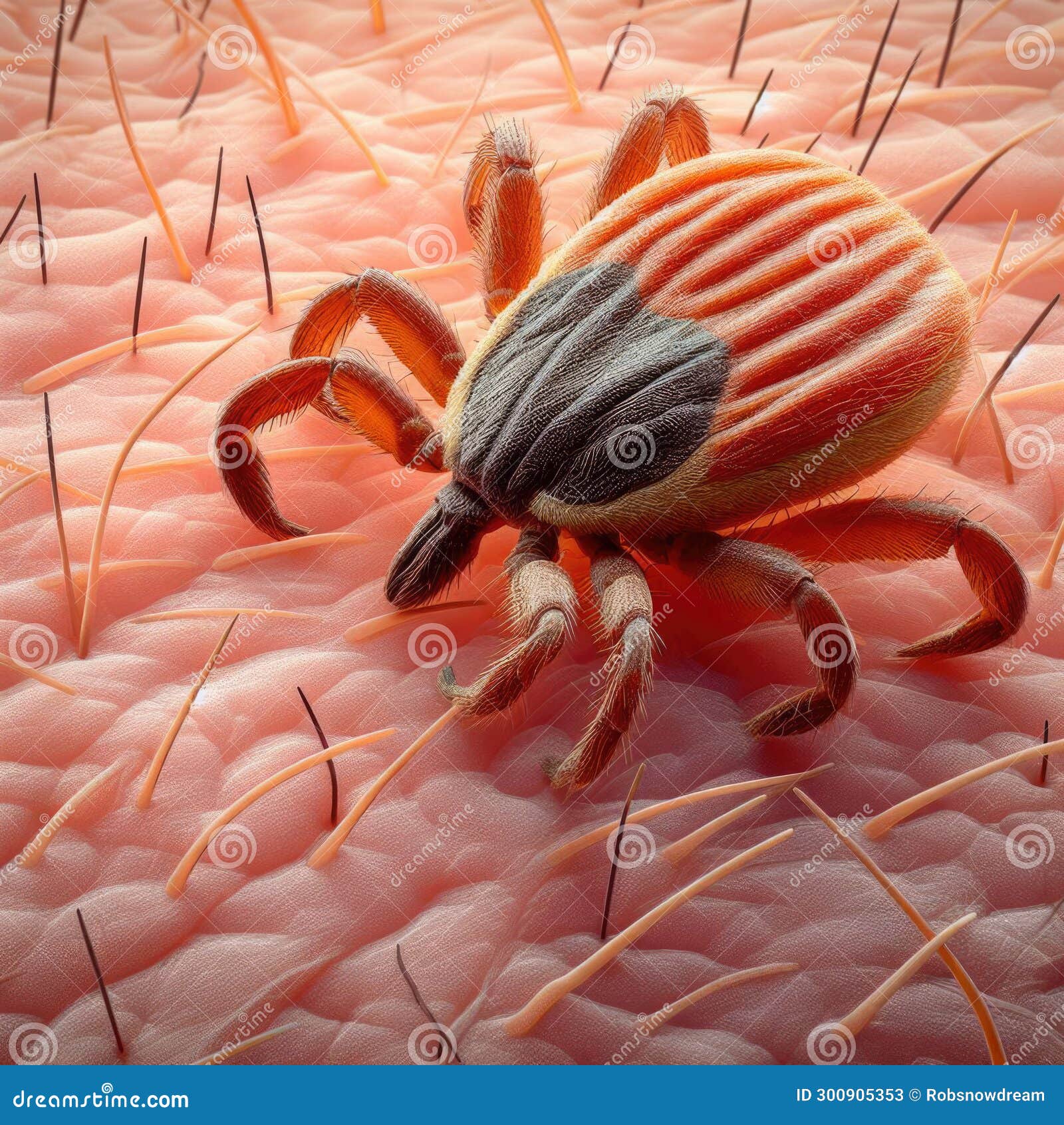 Microscopic Parasites Seen Under Electronic Microscope Stock ...