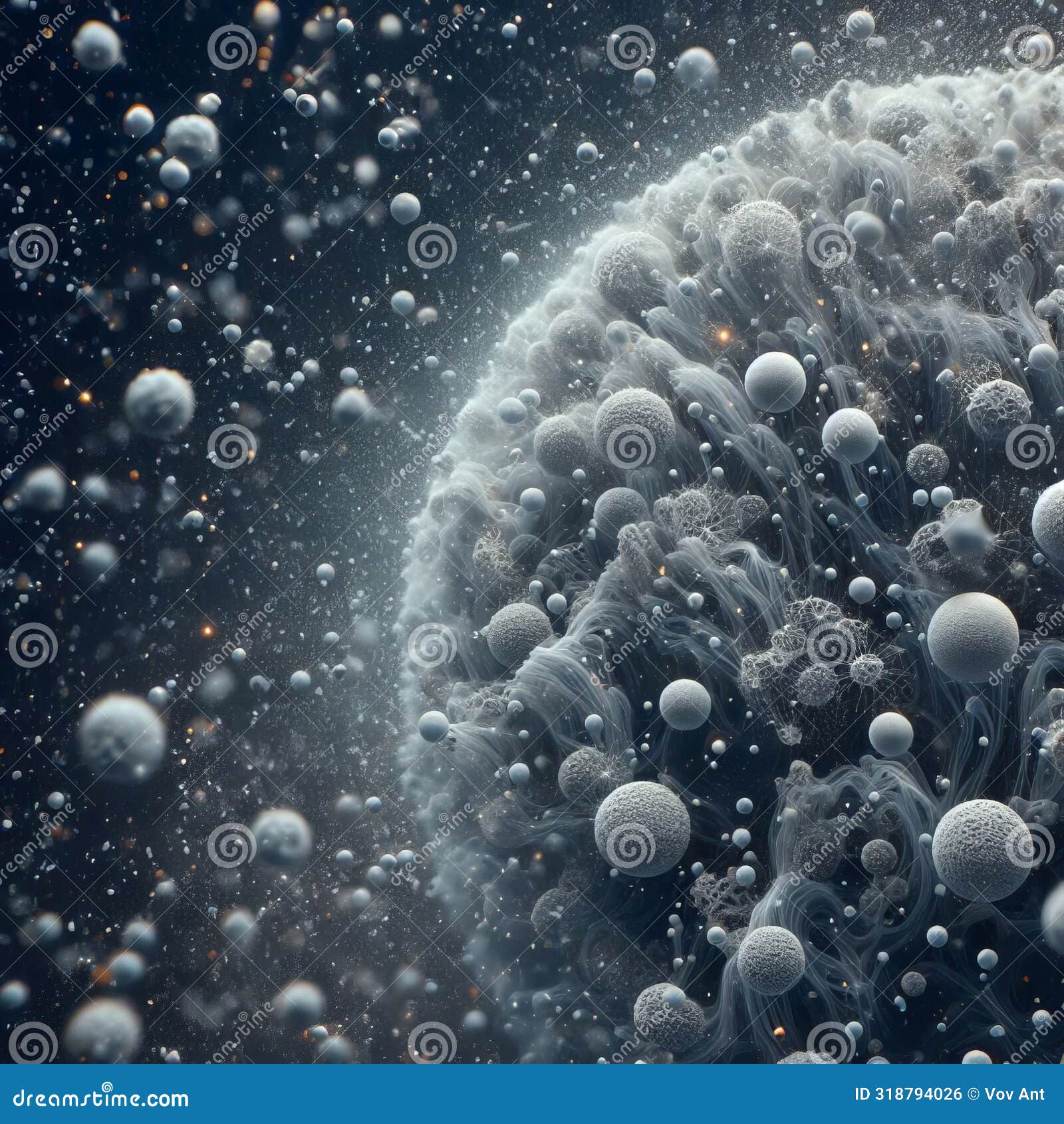 Microscopic Particles these Dust Particles are so Tiny that the Stock ...