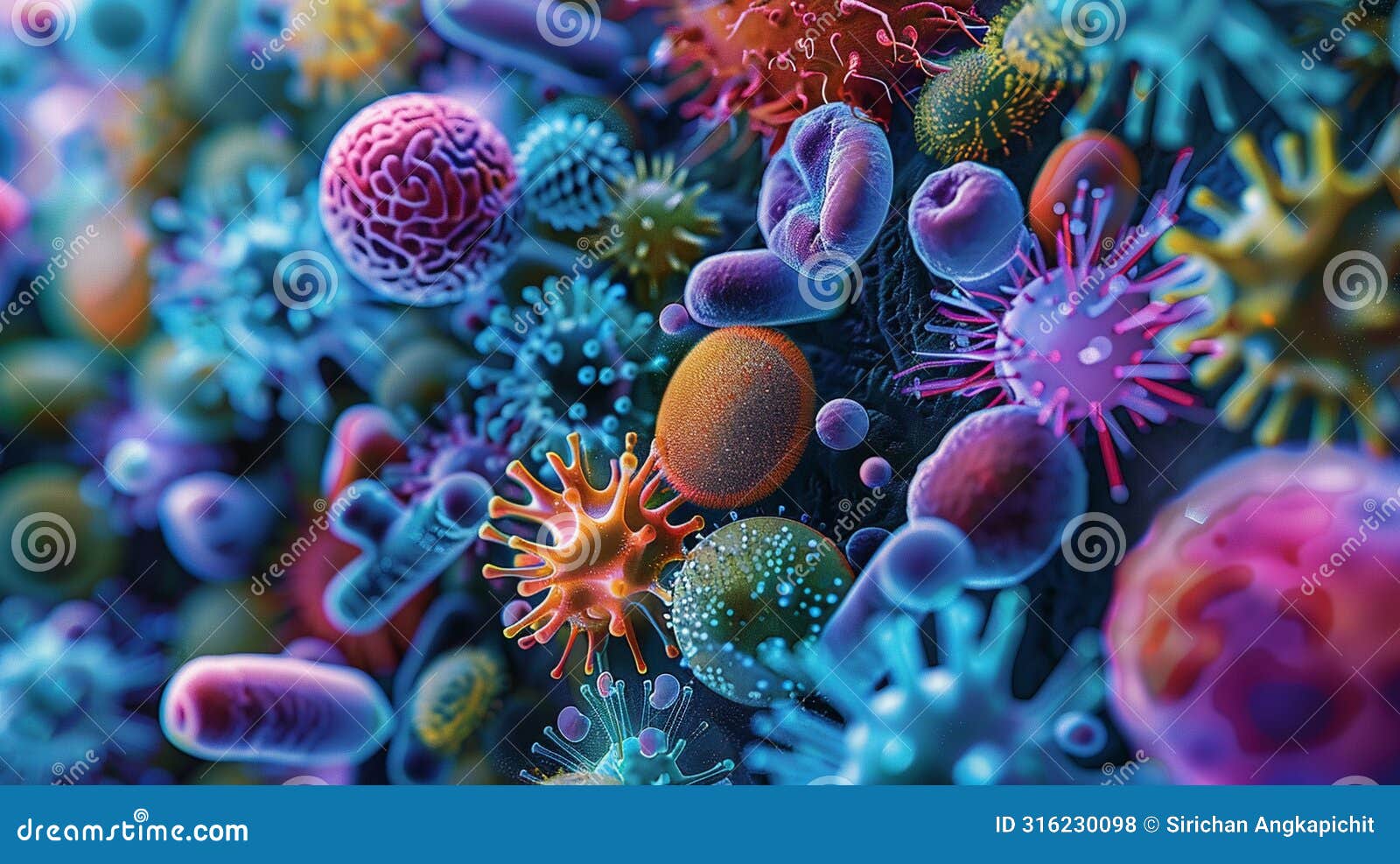 Microscopic Perspective of Various Human Pathogens, Serving As a ...