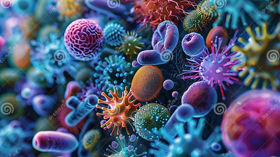 Microscopic Perspective of Various Human Pathogens, Serving As a ...