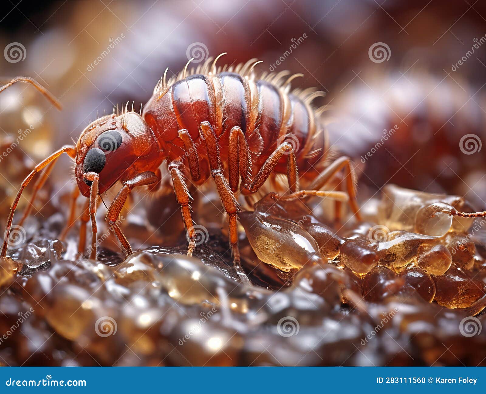 Bed Bugs stock illustration. Illustration of microscopic - 283111560