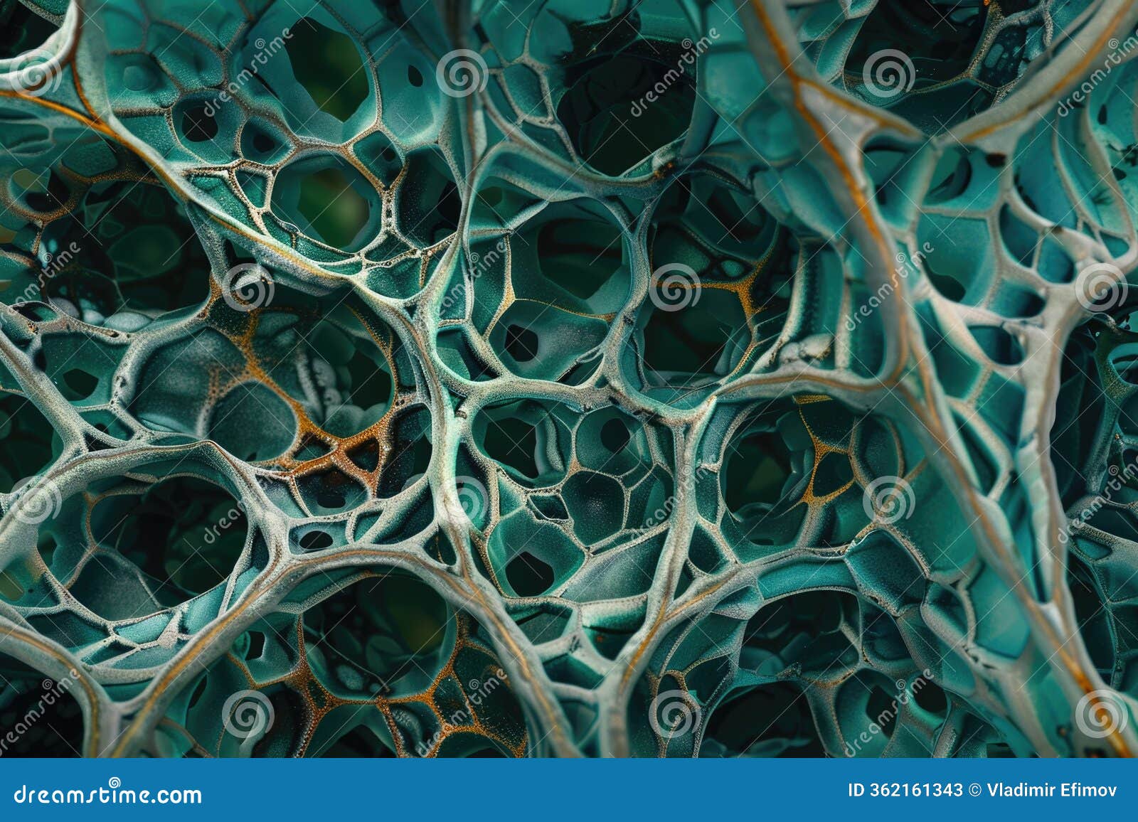 Microscopic Sea Creature Structure Stock Image - Image of life, aquatic ...