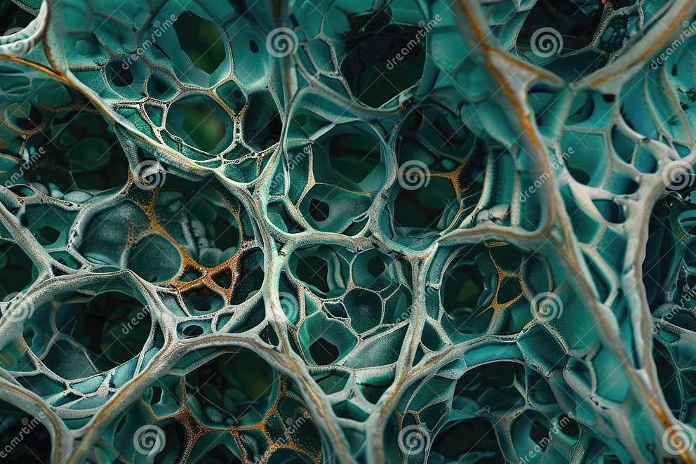 Microscopic Sea Creature Structure Stock Image - Image of life, aquatic ...