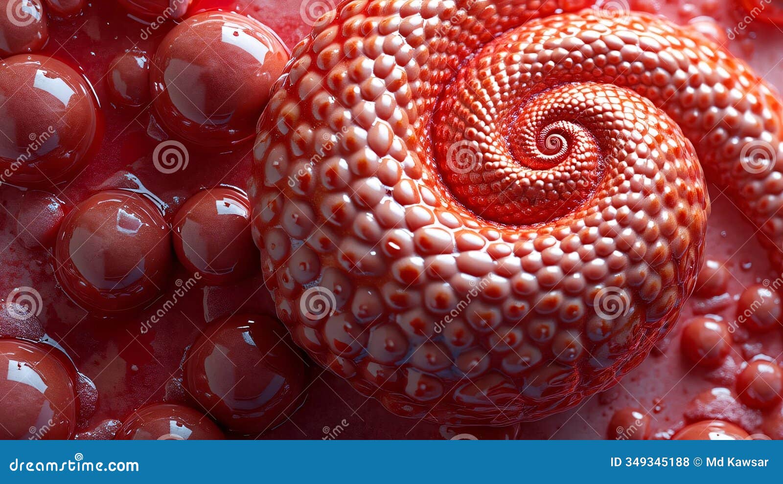 Microscopic Seashell Texture, Intricate Spiral, High Quality Image ...