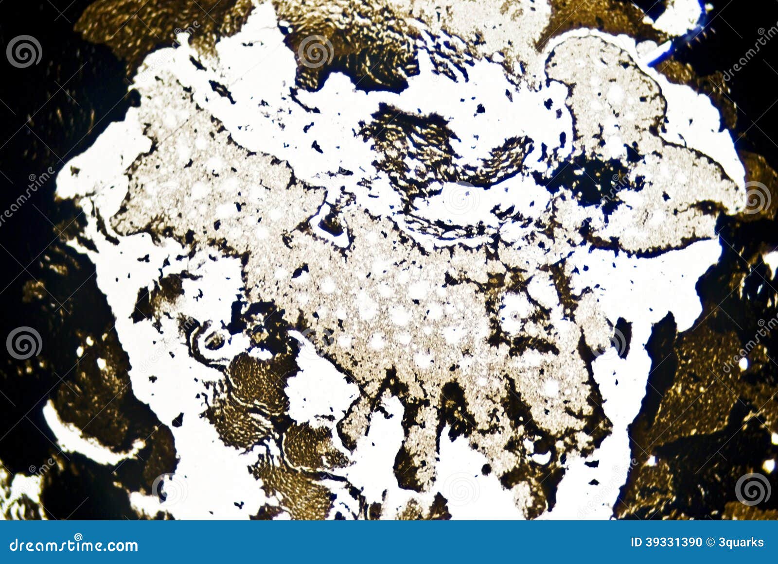 Microscopic soot particles stock photo. Image of crater - 39331390