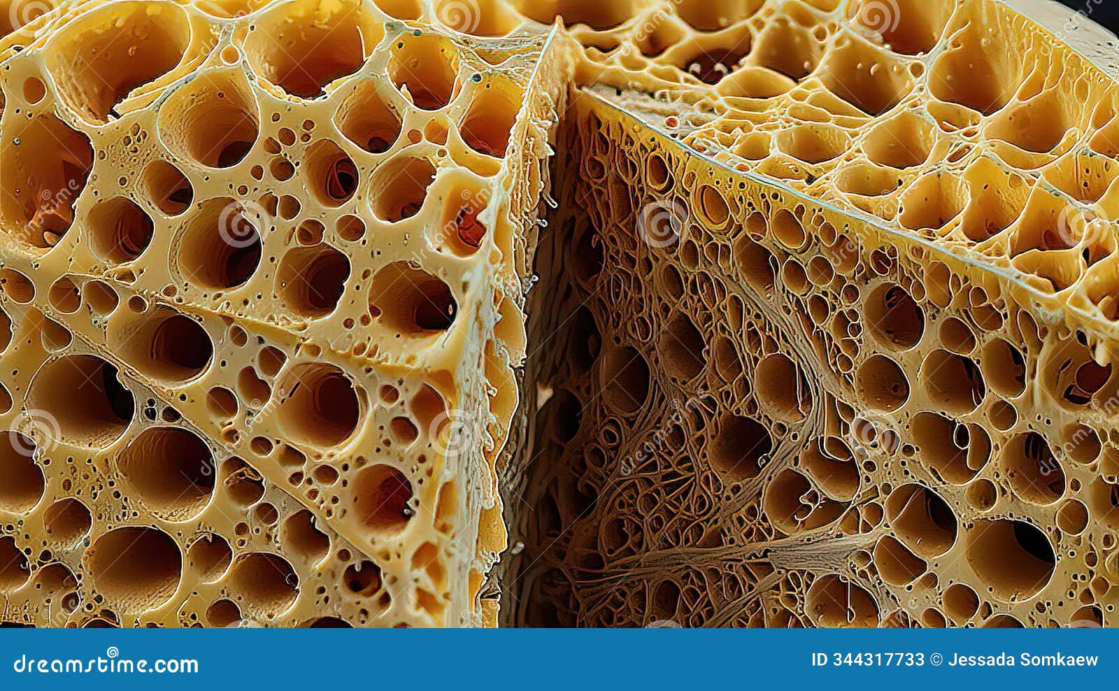 Microscopic Structures of Protein and Fat Variations Stock Illustration ...
