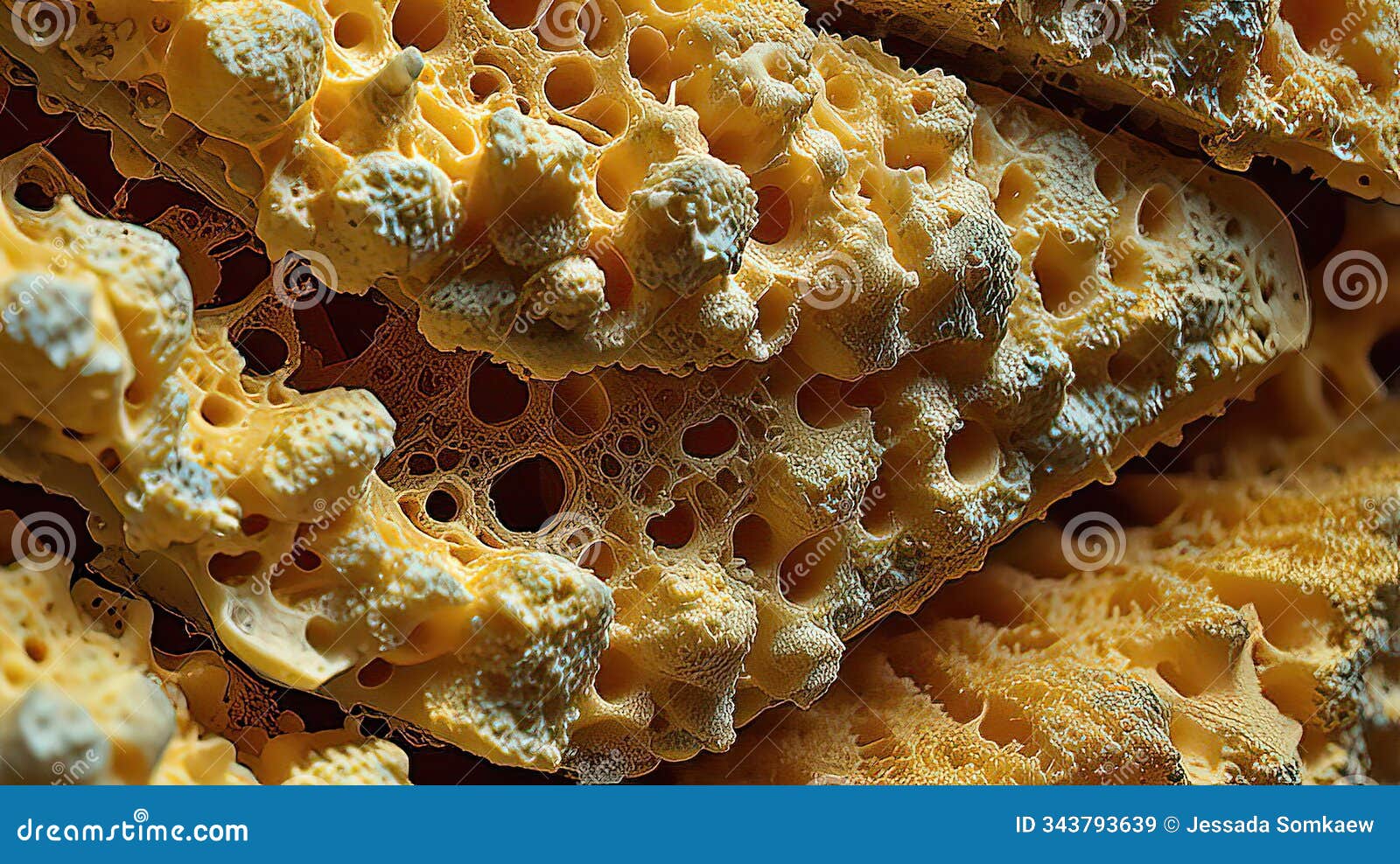 Microscopic Structures of Protein and Fat Varieties Stock Illustration ...