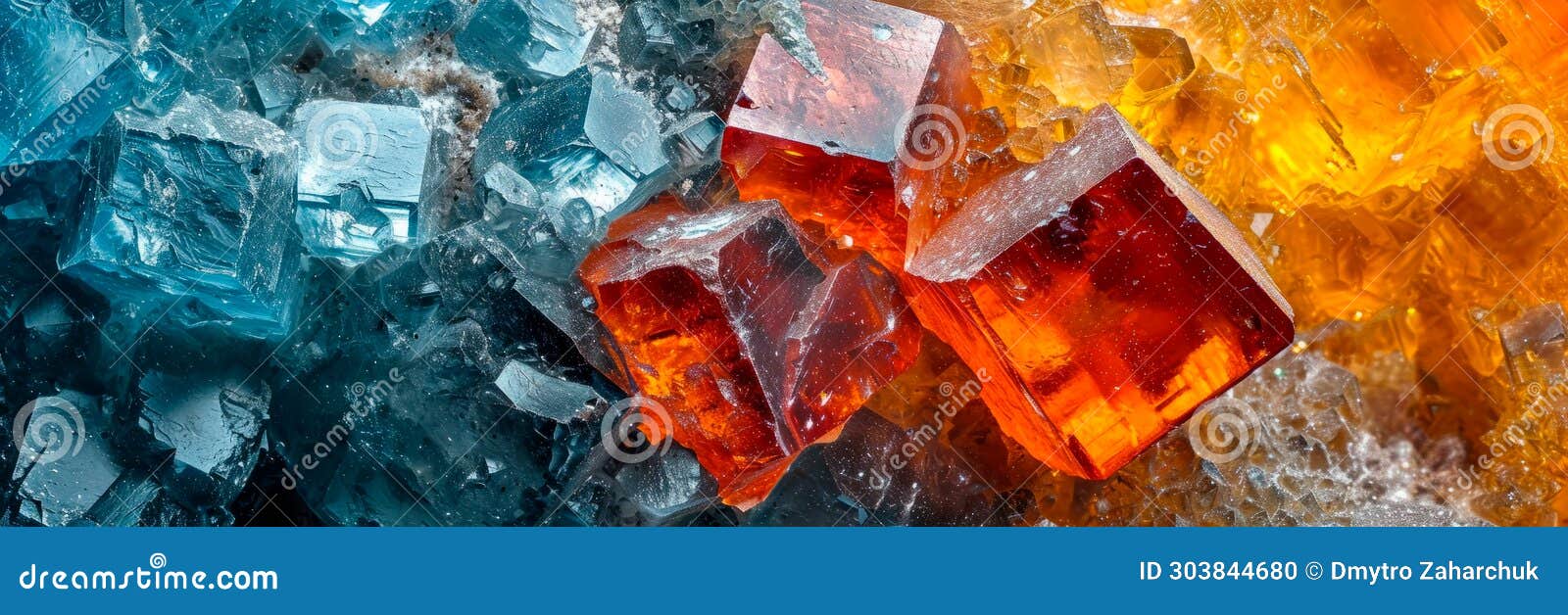 Microscopic Textures and Geometric Shapes of the Crystal. Generative AI ...