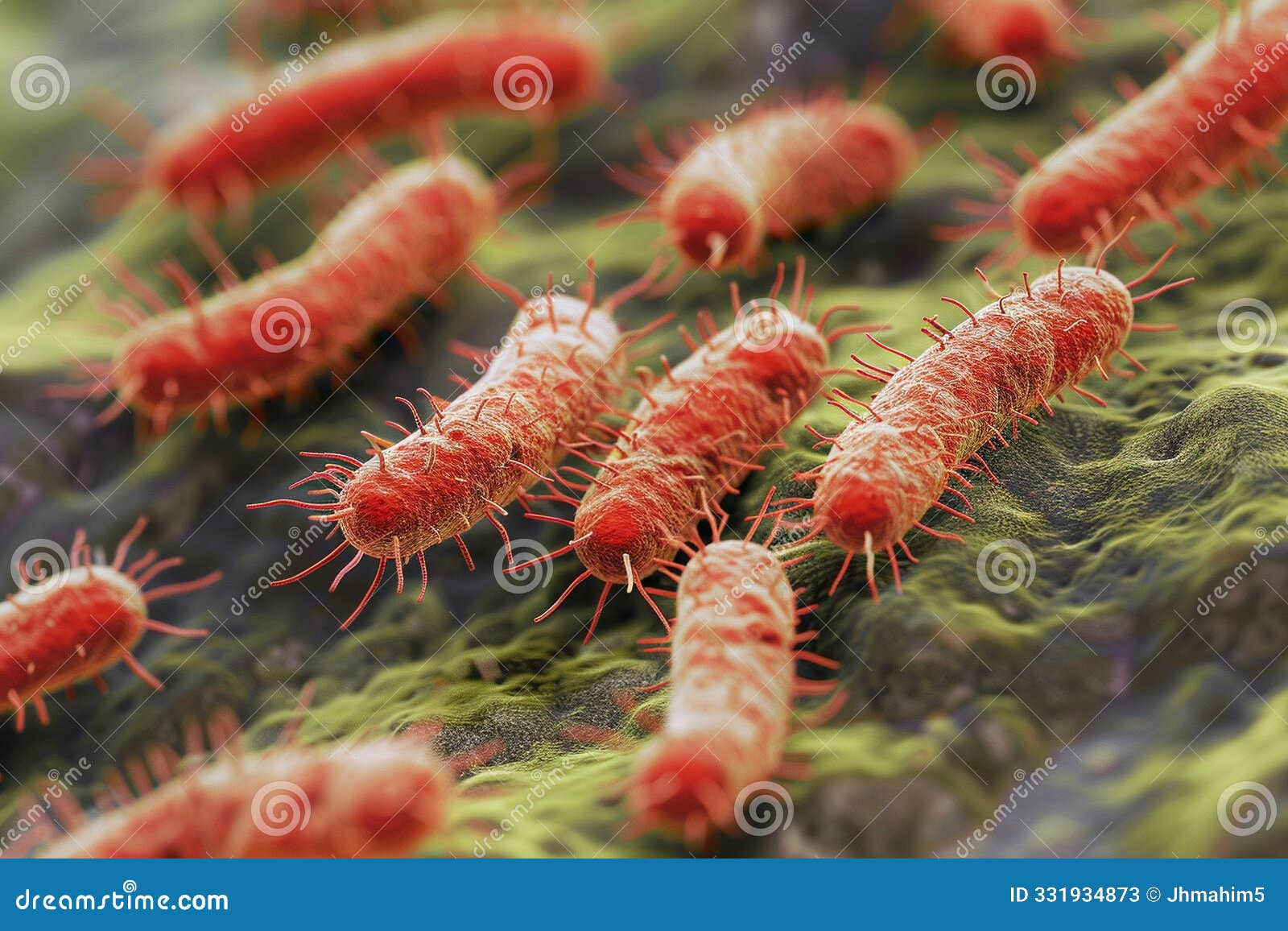 Close-Up Morphology: Bacterial Shapes And Neural Circuitry Detail Focus ...