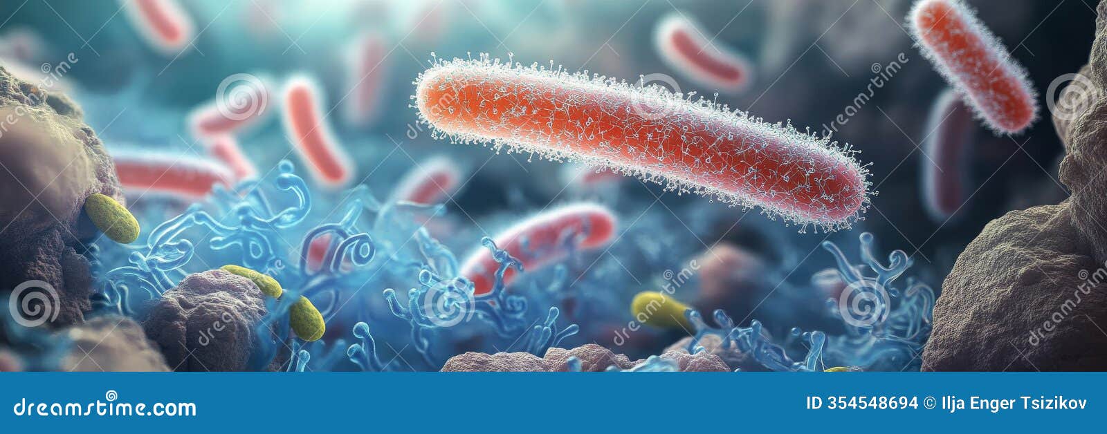 Microscopic View of Bacteria, Genome Research, Microbiology ...