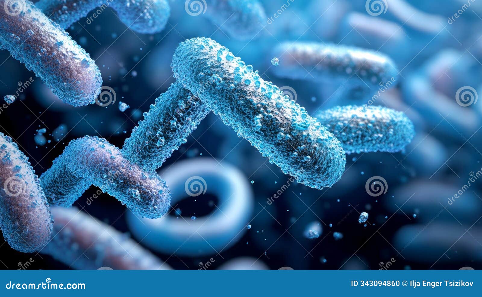 Microorganisms In Coccus Spirilla Vibrio Shapes Vector Illustration ...