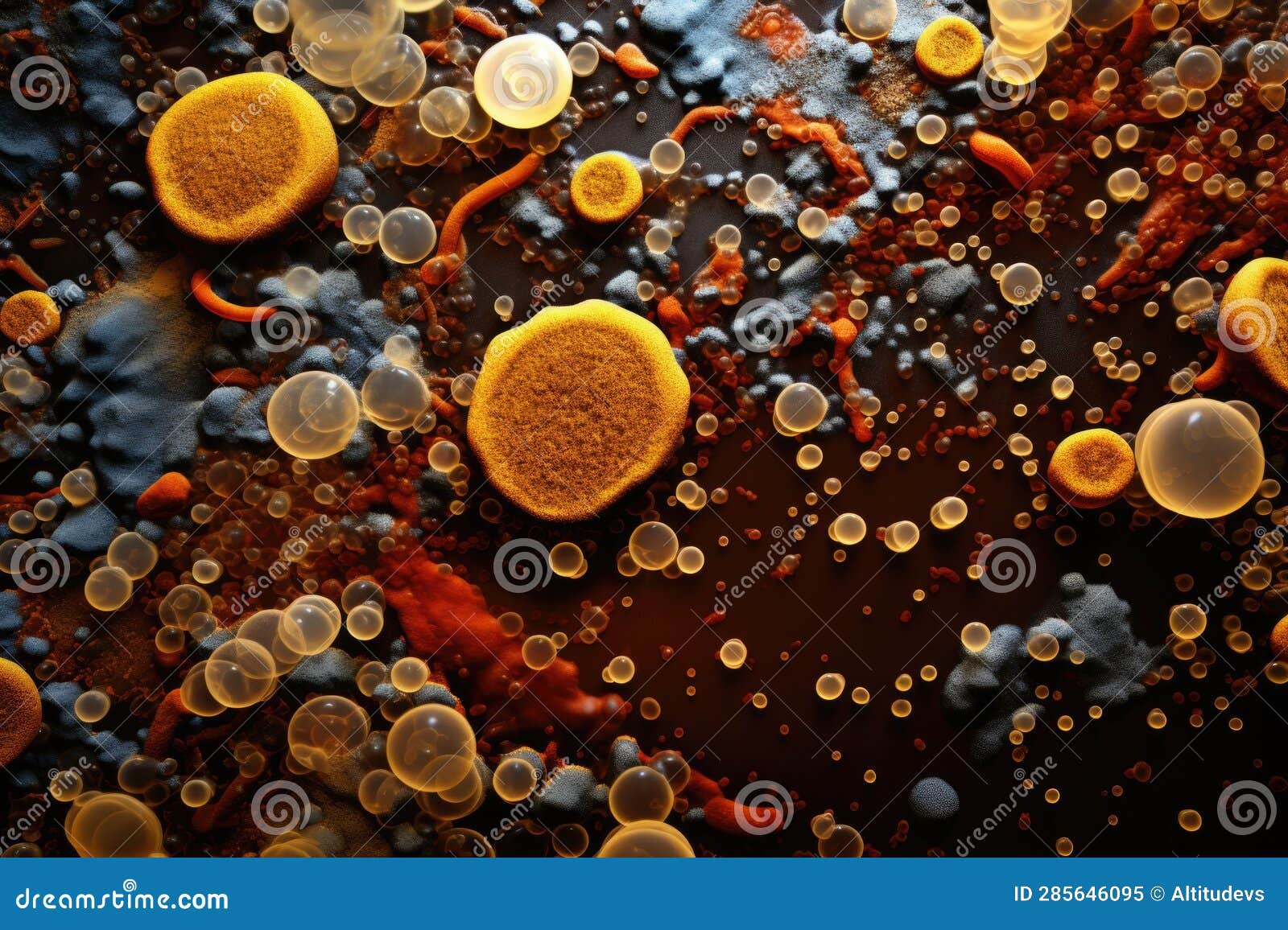 Microscopic View of Bacteria Used in Microbial Fuel Cells Stock Image ...