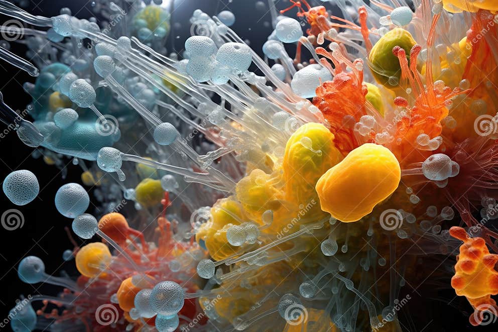 Microscopic View of Bacteria Used in Microbial Fuel Cells Stock Photo ...