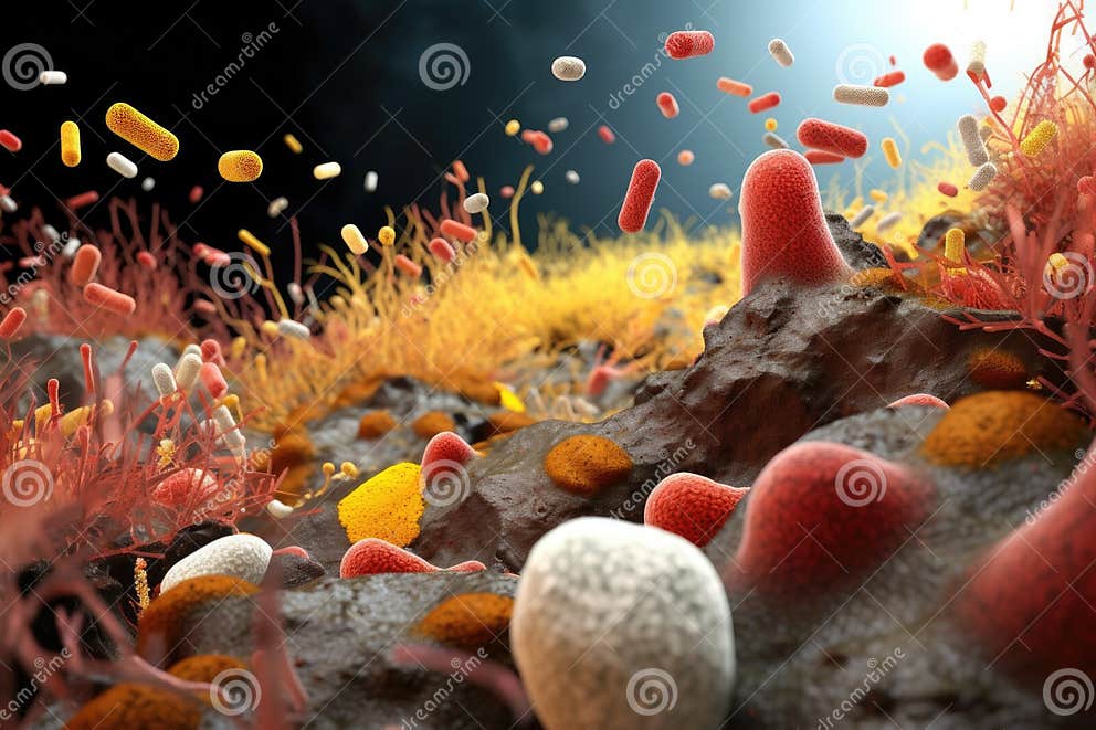 Microscopic View of Bacteria Used in Microbial Fuel Cells Stock Photo ...
