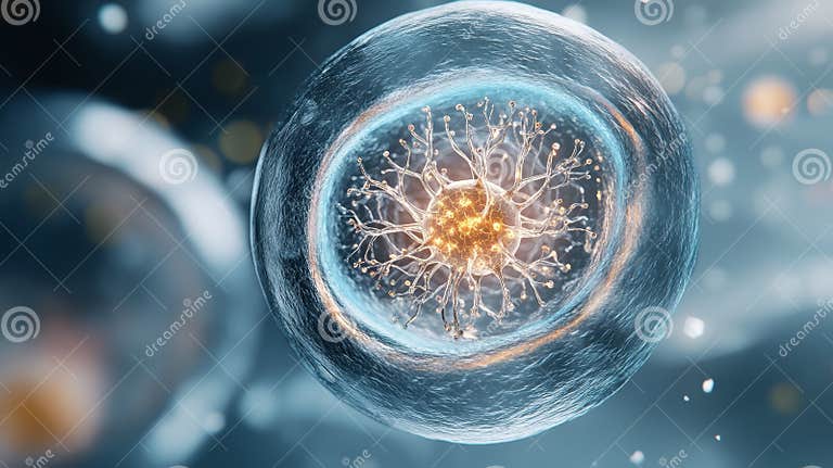 A Microscopic View of a Cell with a Complex Internal Structure ...