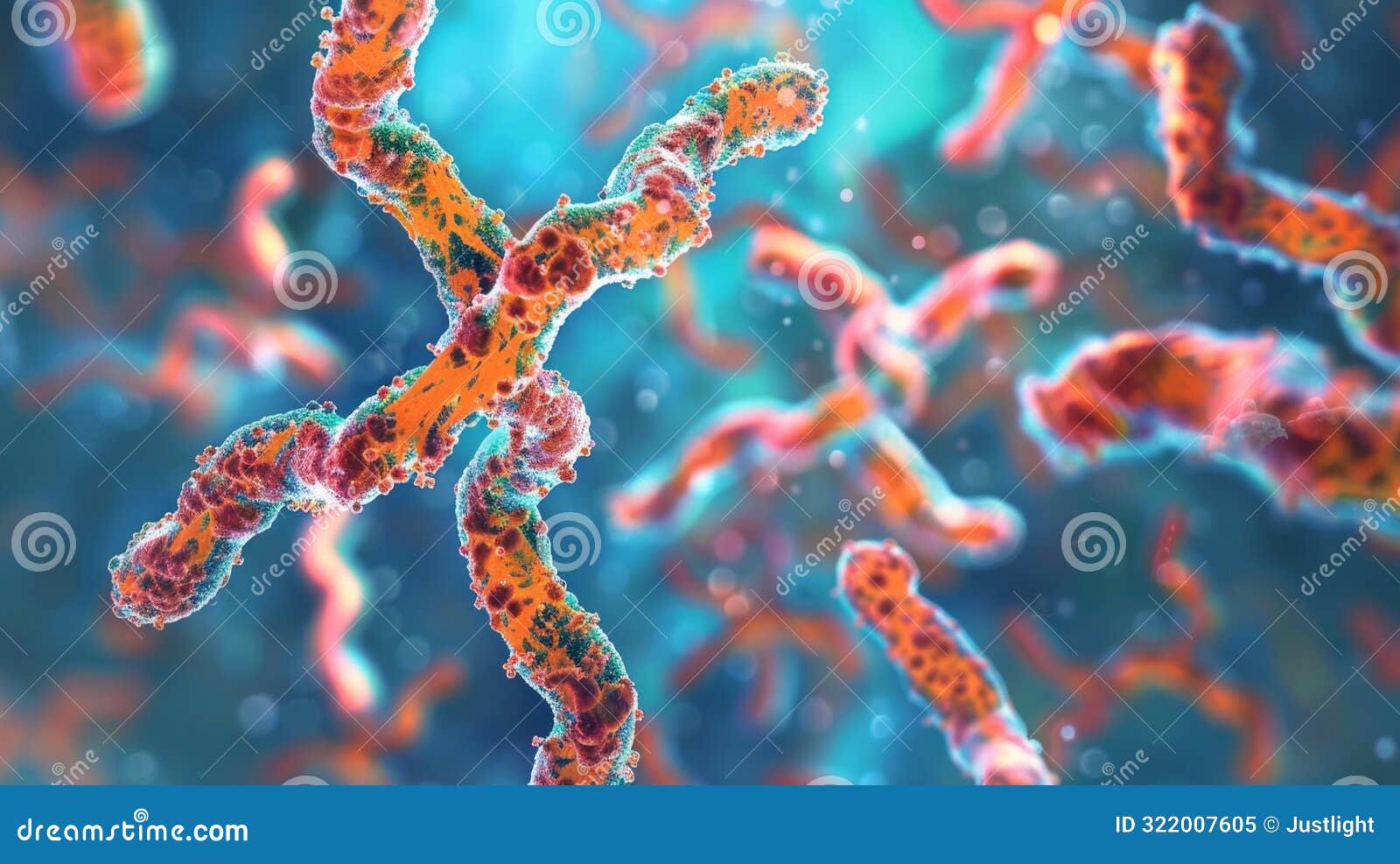 A Microscopic View of a Cell with Shortened Telomeres Displaying Signs ...
