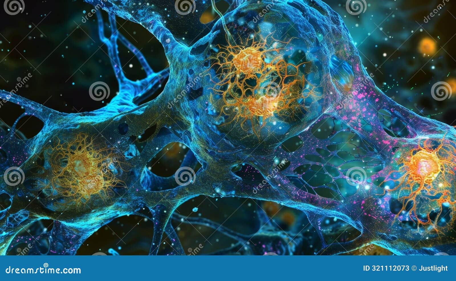 A Microscopic View of a Cell Undergoing Apoptosis Due To Unrepaired DNA ...