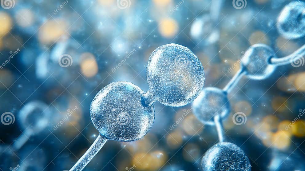 Microscopic View of Cells, Cell Division Process, Biology Background ...