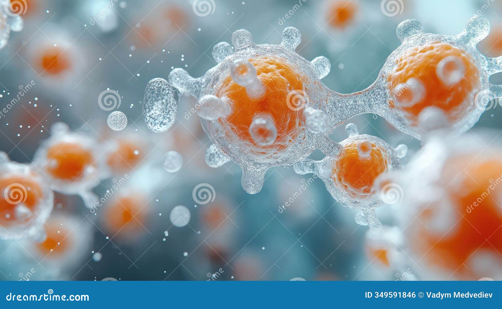 Microscopic View of Cells. Cellular Aging, Oxidative Stress Visualized ...