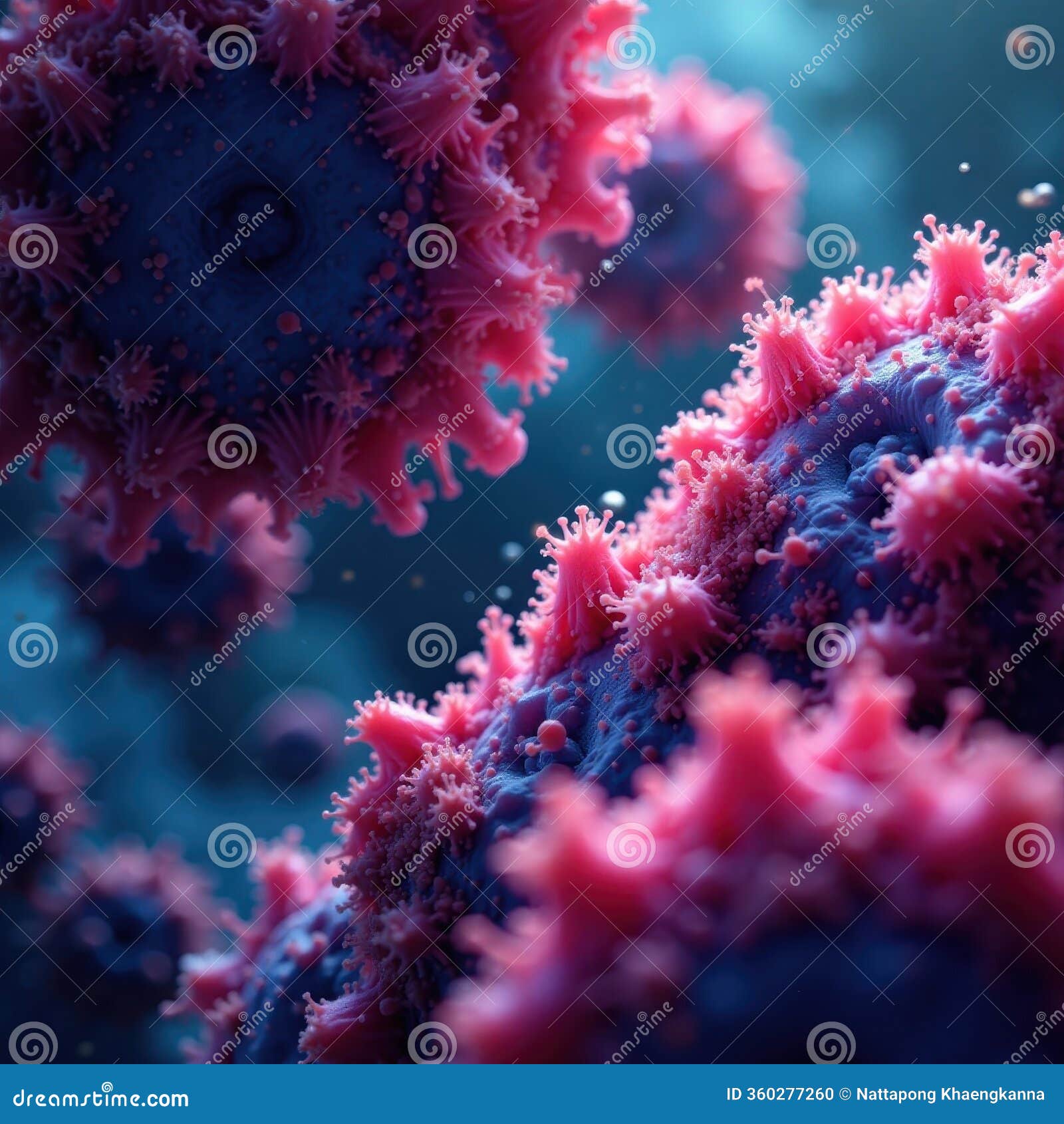 Microscopic View of Cells Dividing Cellular Processes Healthcare Cell Cycle Stock Illustration ...