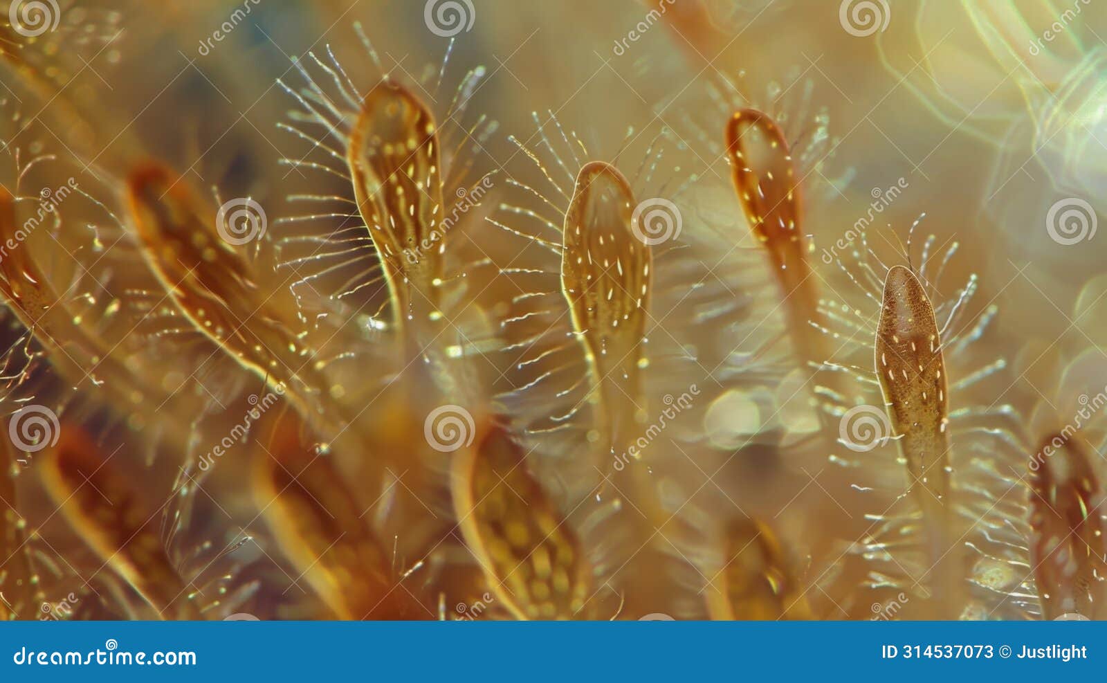 A Microscopic View of a Ciliates Cilium Showing the Intricate ...