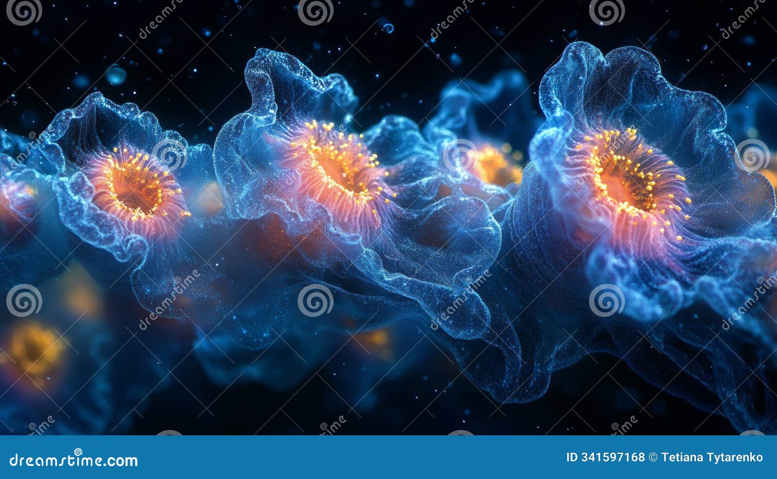 Microscopic View of Ciliates Thriving in Freshwater during a Summer ...