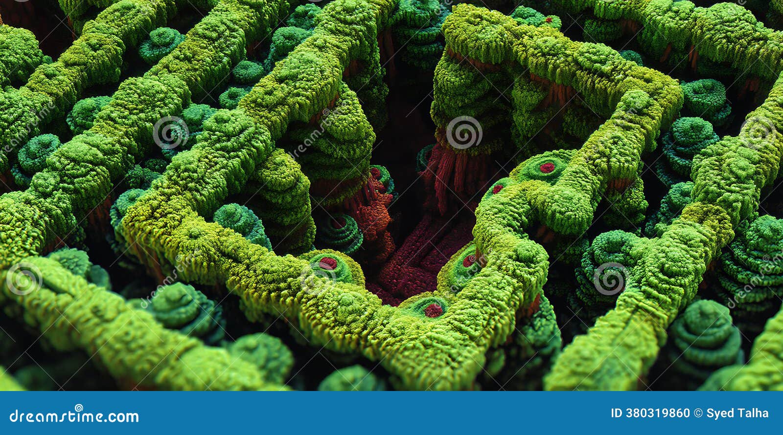 Cyanobacteria Cartoon Vector | CartoonDealer.com #321828293