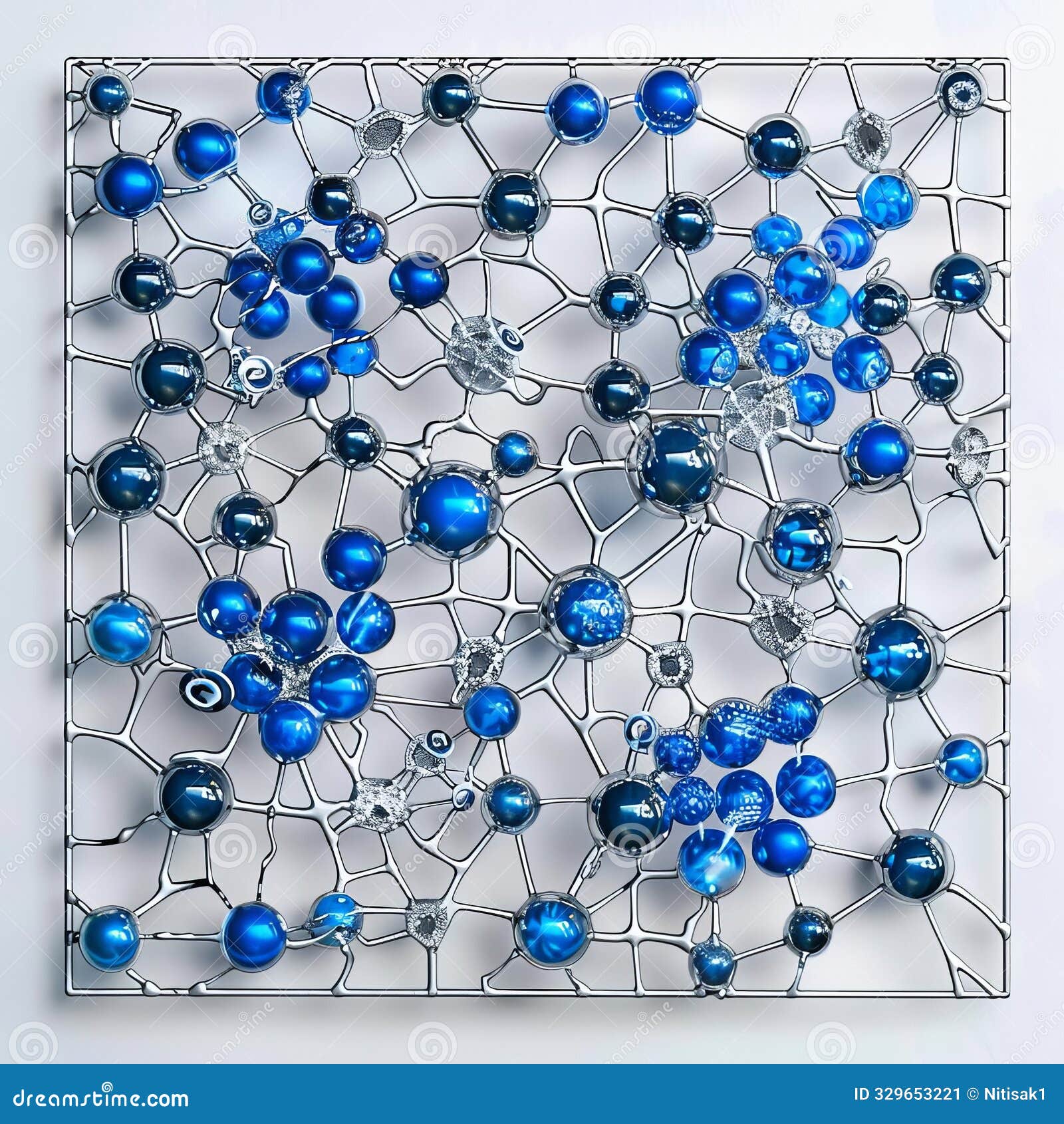 45 Microscopic View Of 3D Printed Nano Molecular Structure Artwork ...