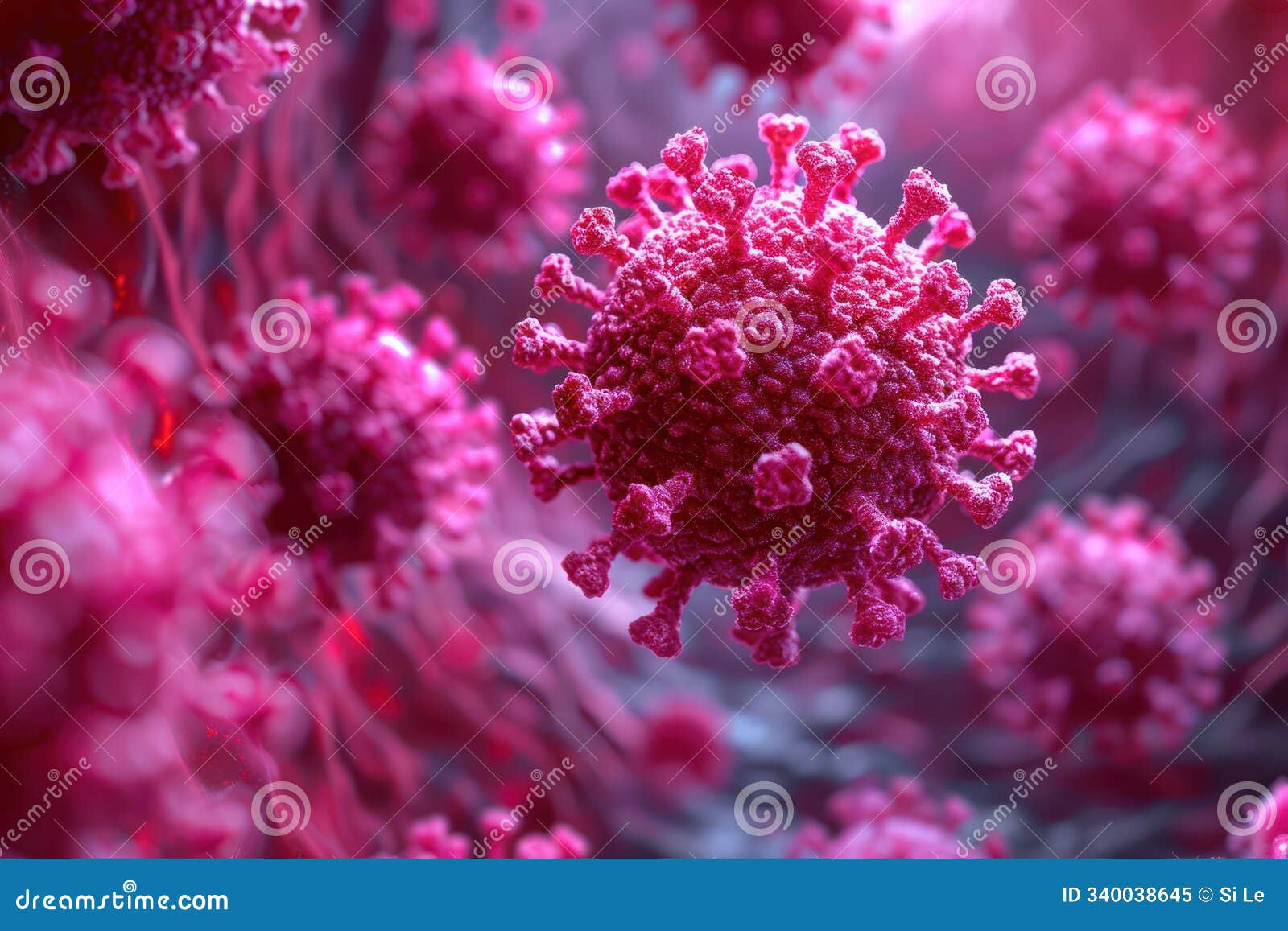 Engineered Virus Cell 3D Cartoon Style | CartoonDealer.com #268148672