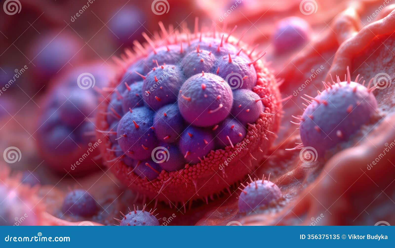 Microscopic View Of Fat Tissue. Adipocytes Shown In Detail. Complex ...