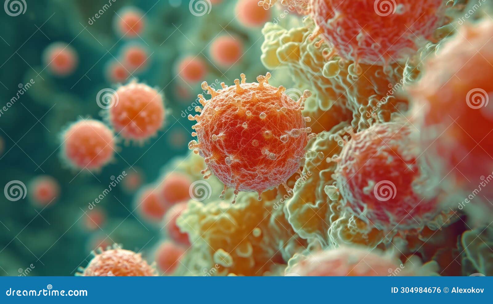 Microscopic View of Gonorrhea Bacteria AI Generated Stock Illustration - Illustration of view ...