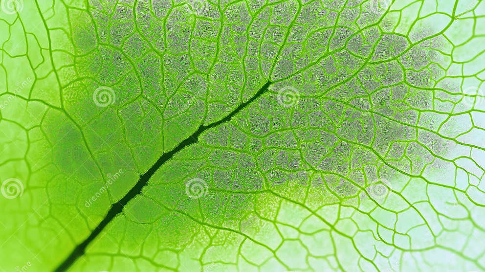 Microscopic View of Green Algae. Detailed Structure of Algae Under High ...