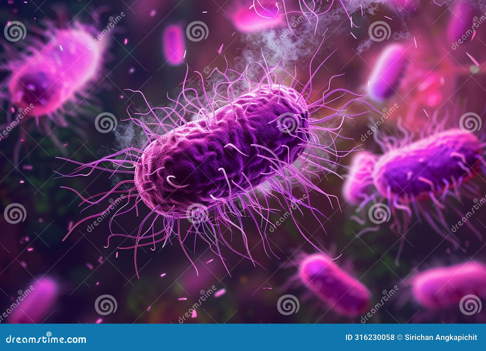 A Microscopic View Of Human Pathogenic Bacteria, A Detailed Biology ...