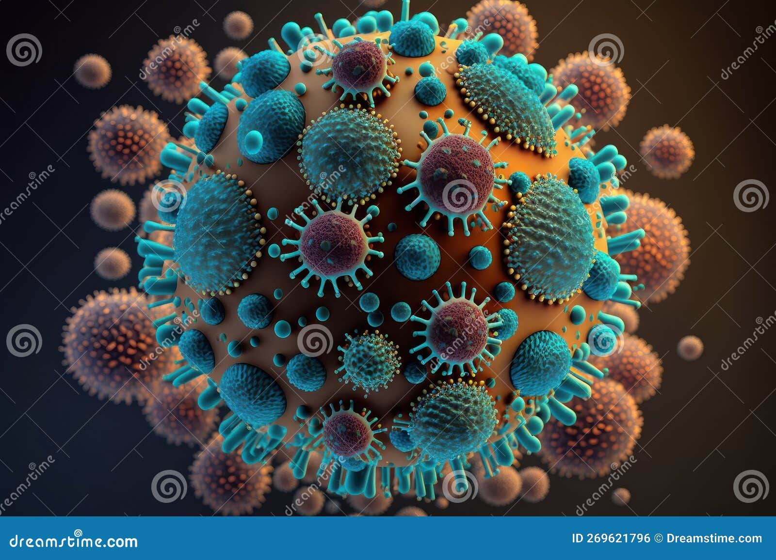 Microscopic View of an Infectious Virus: Exploring the Hidden World of ...