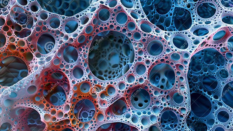 A Microscopic View of the Intricate Structure of a Crystal Lattice ...