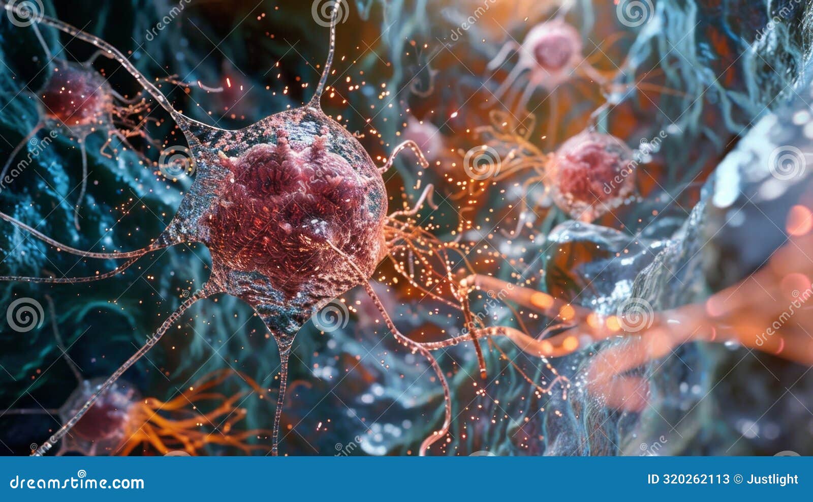 Microscopic View of Lymphocyte Migration through the Dense Reticular ...