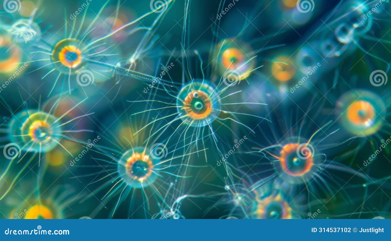 A Microscopic View of a Microscopic Plankton Community with Numerous ...