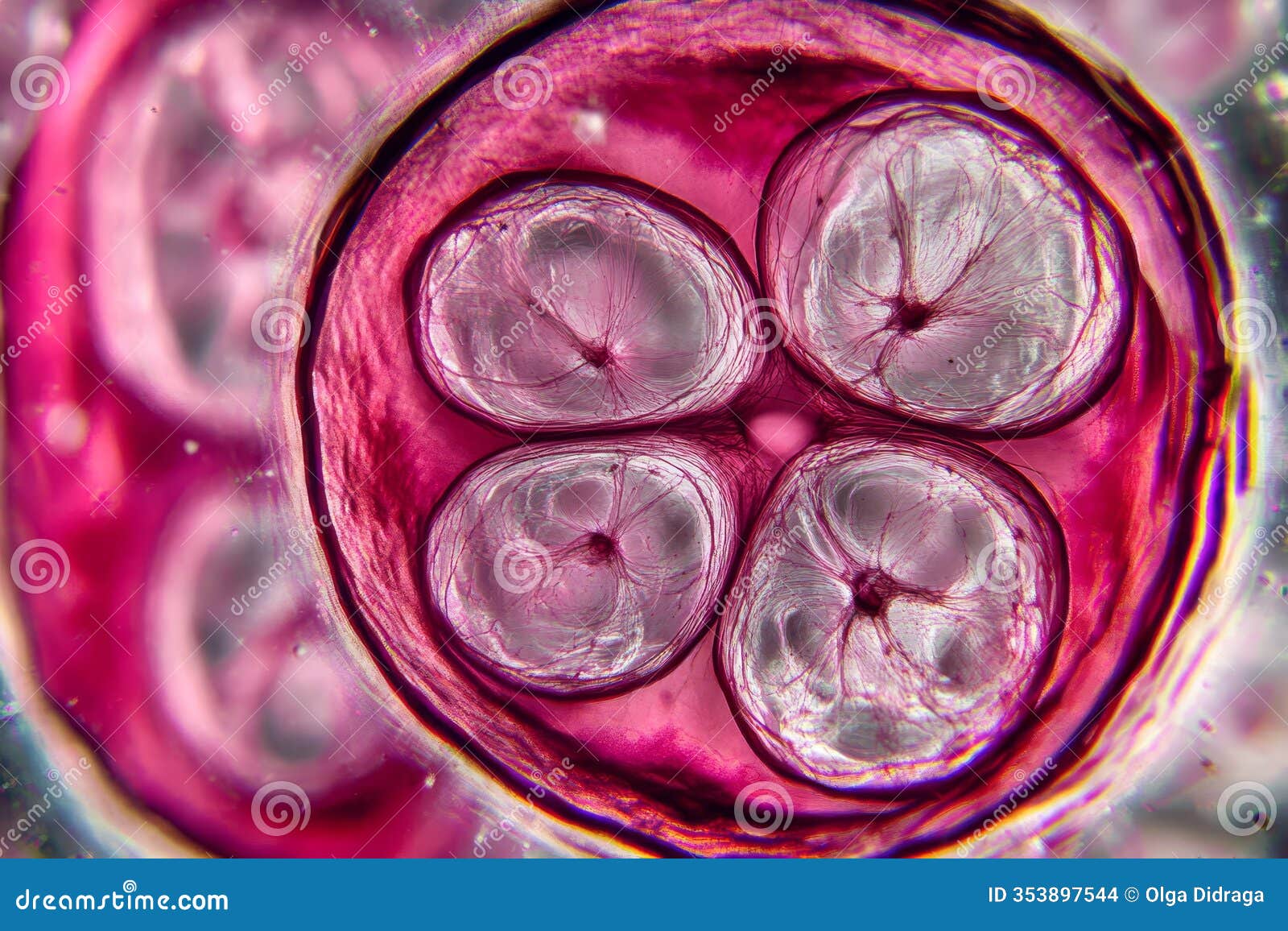Onion Root Cells At The Microscope Stock Photography | CartoonDealer ...