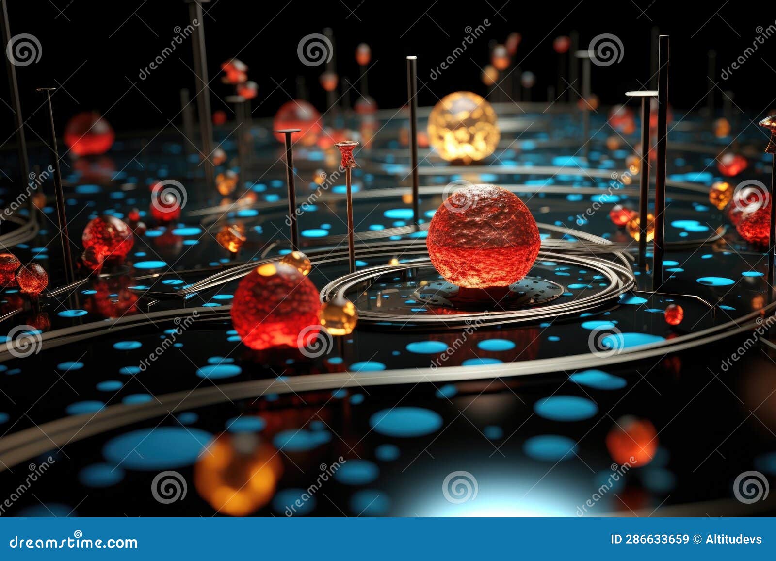 Microscopic View of Nanomaterials on a Lab Slide Stock Image - Image of ...