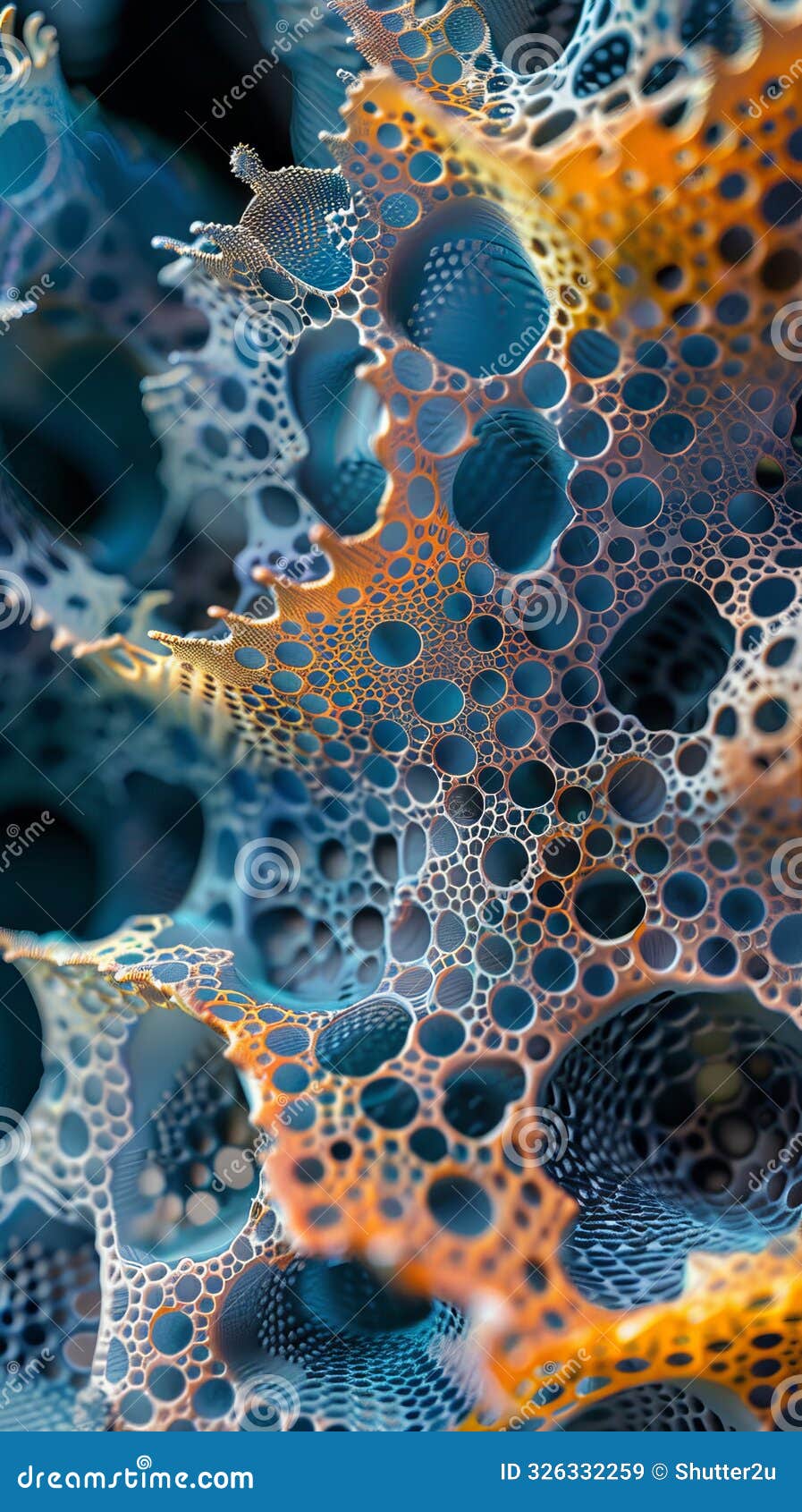 A Microscopic View Of Nanoscale Materials Showcasing Their Intricate ...