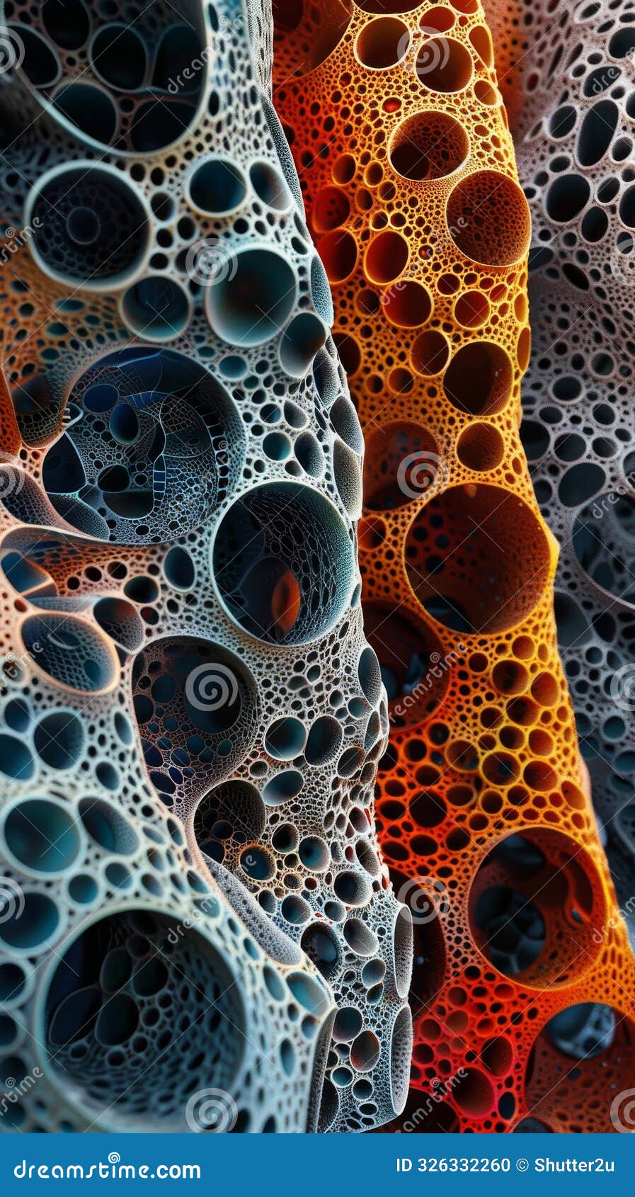 A Microscopic View Of Nanoscale Materials Showcasing Their Intricate ...