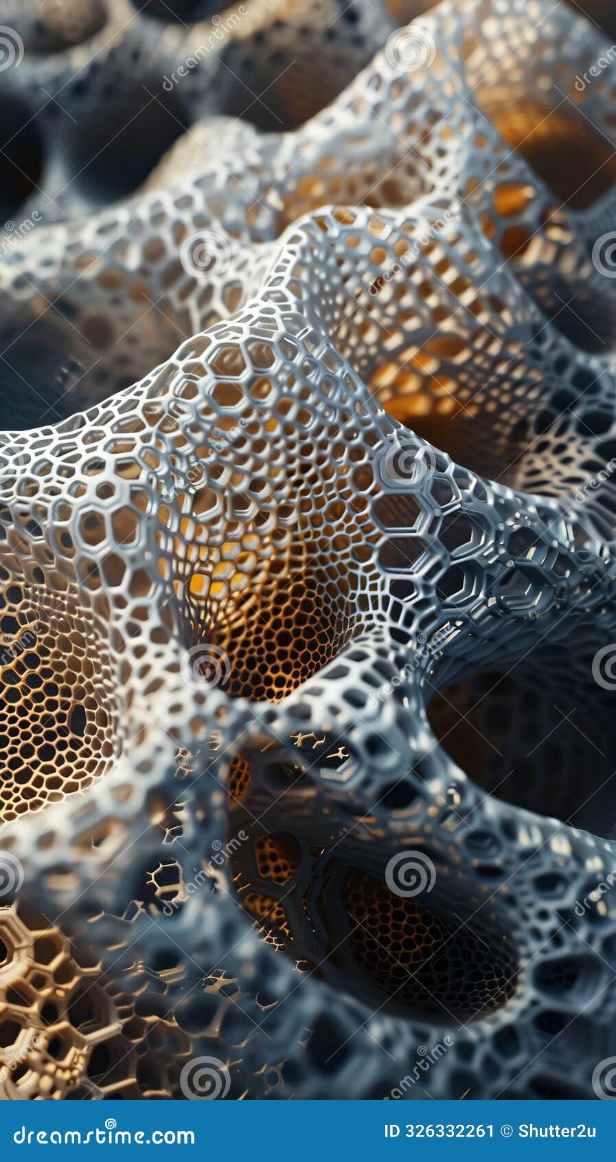 A Microscopic View of Nanoscale Materials Showcasing Their Intricate ...