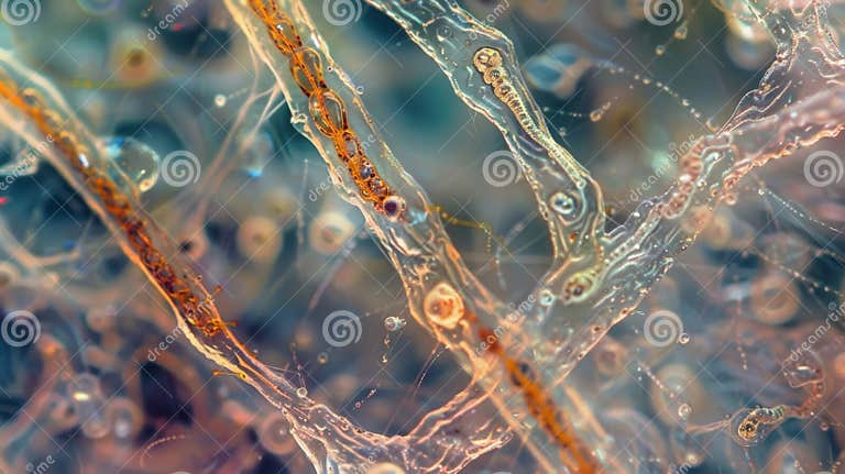 A Microscopic View of a Nematode Infestation on Plant Roots with the ...