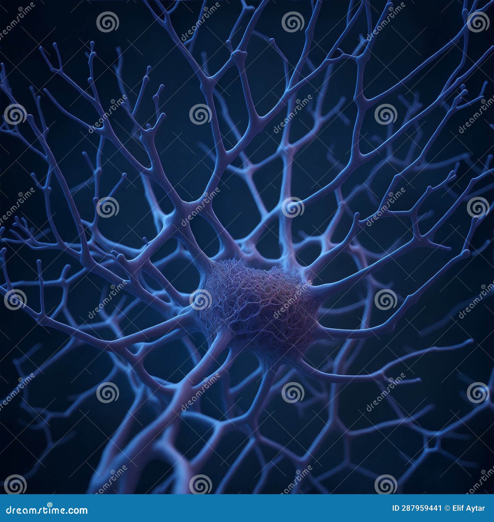 Microscopic View of Neural Network Brain Cells, Human Nervous System ... Microscopic View of Neural Network Brain Cells, Human Nervous System ...