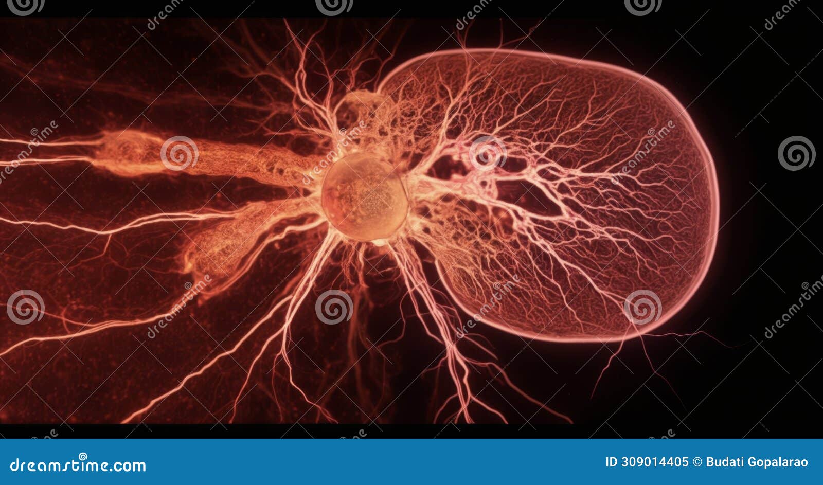 Microscopic View of a Neuron, a Fundamental Unit of the Nervous System ...