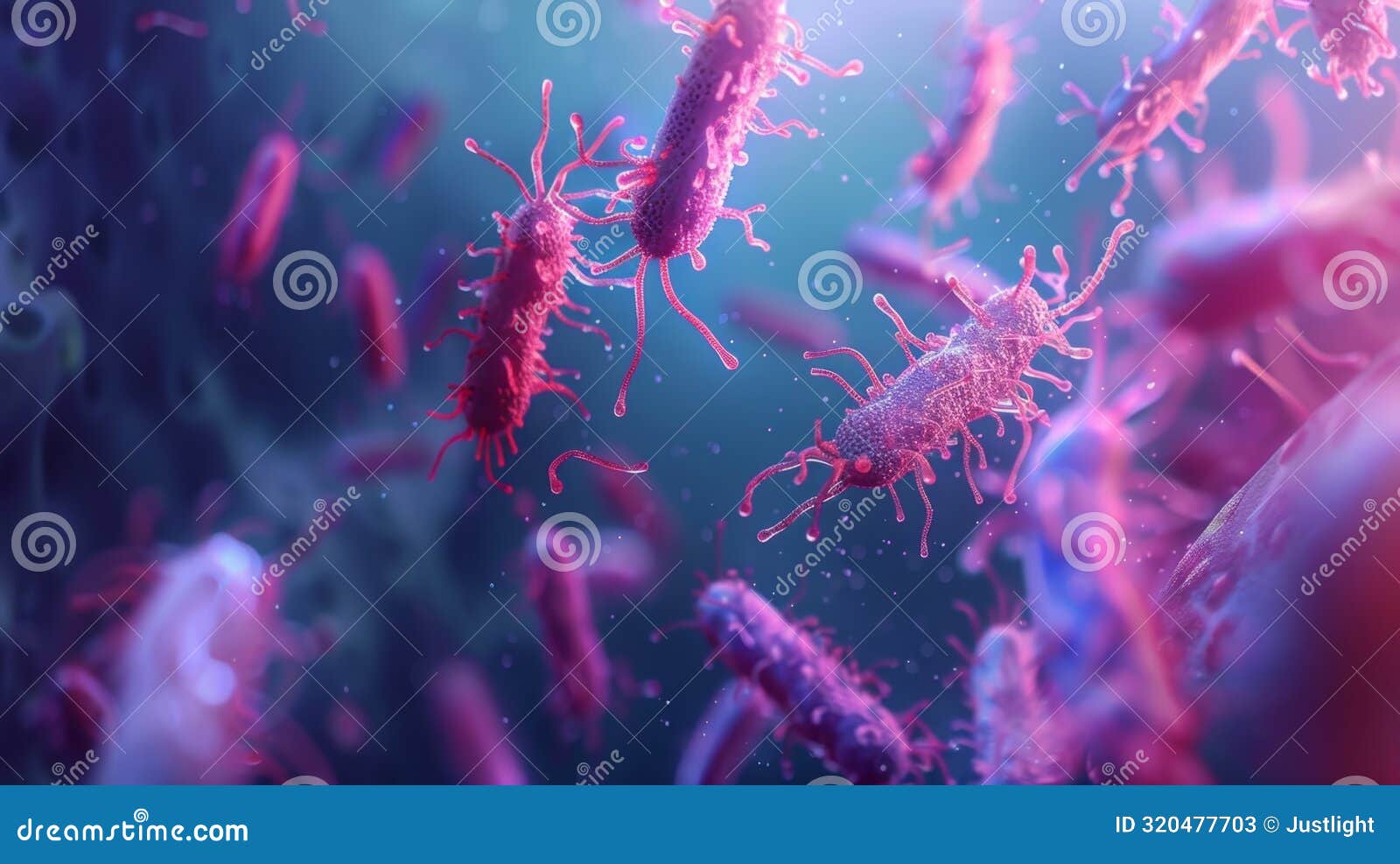 A Microscopic View of a Probiotic Strain of Bacteria Adhering To the ...