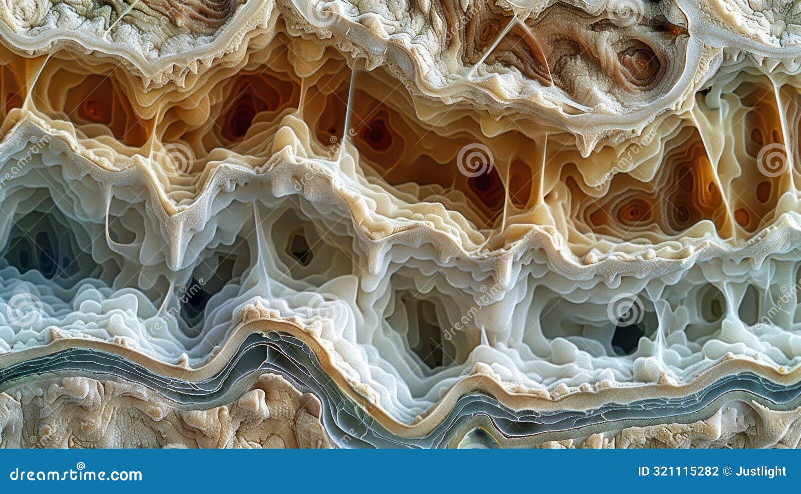 A Microscopic View Of Pseudostratified Columnar Epithelium Featuring ...