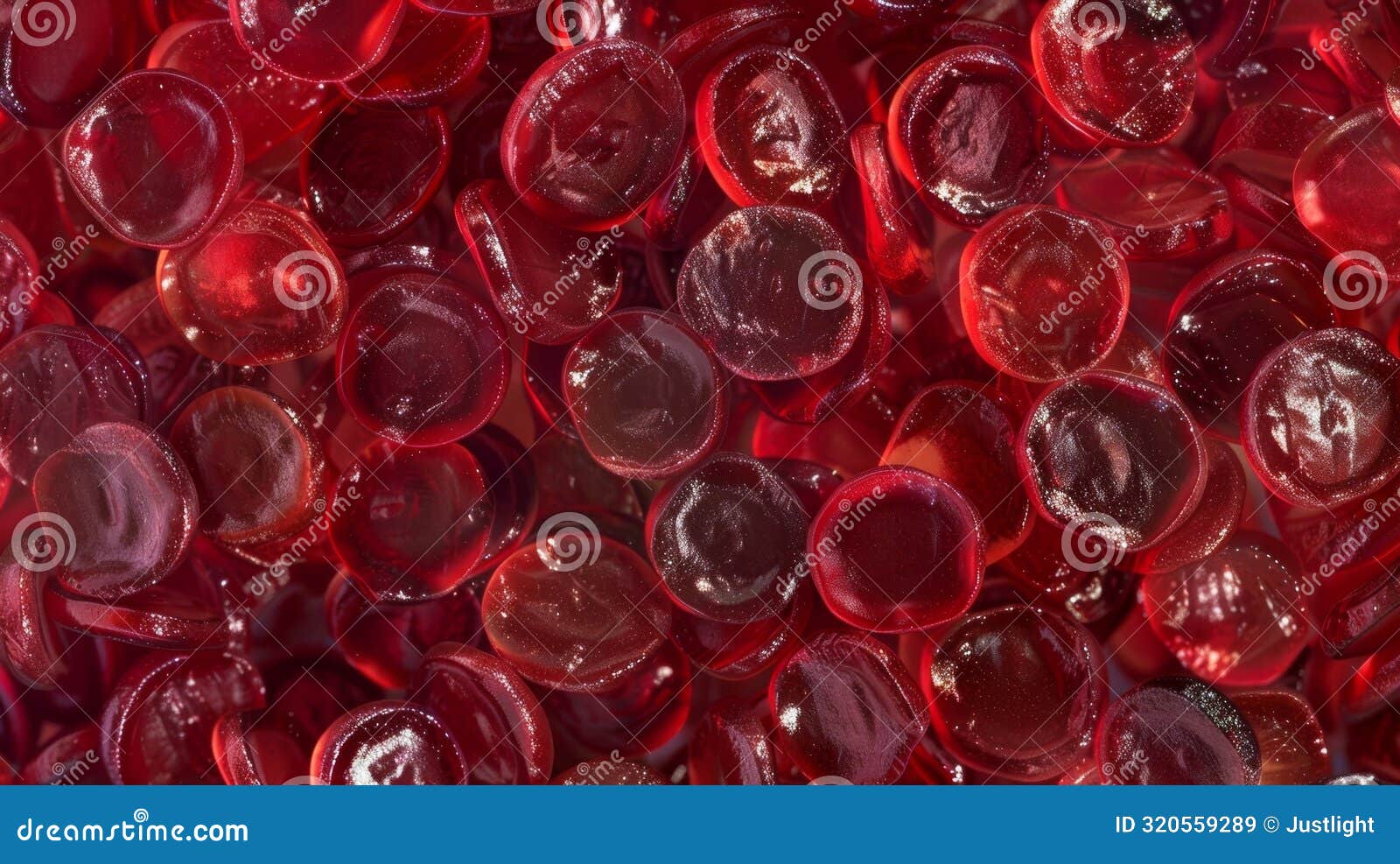 A Microscopic View of Red Cells in Various Stages of Development from ...