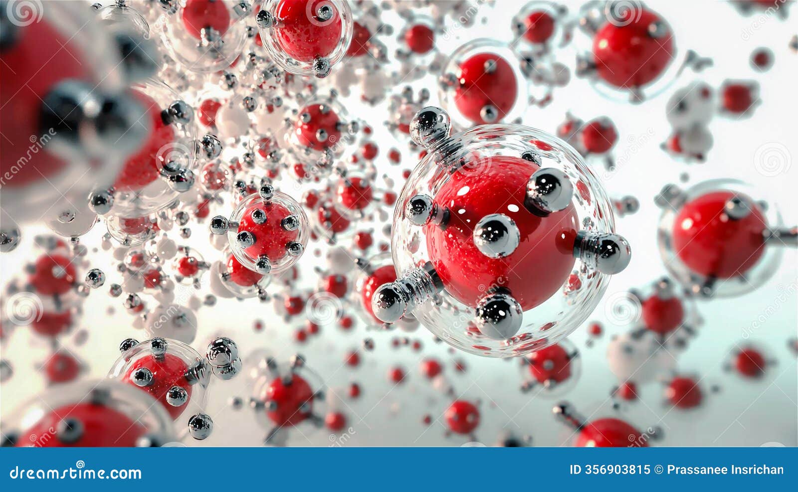 Microscopic View of Red Small Organelle, Bacteria, Virus, and ...