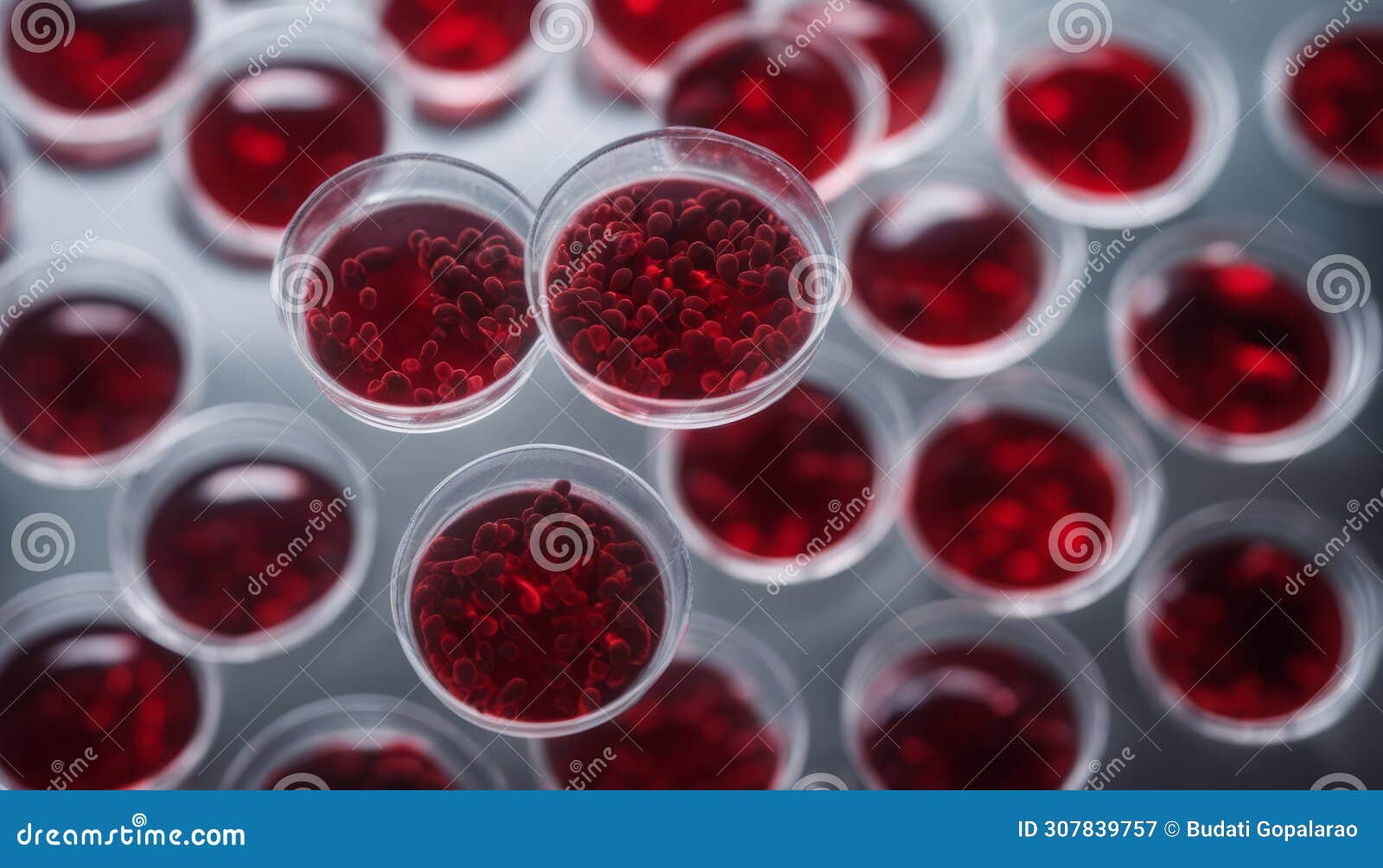 Microscopic View of a Scientific Breakthrough Stock Illustration ...